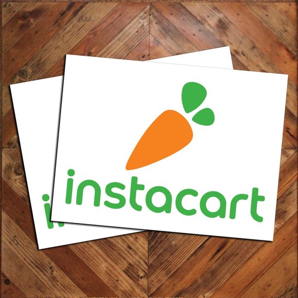 creativeRCgraphics.com | Other | Pair 2 Of Instacart Logo Car Magnets ...